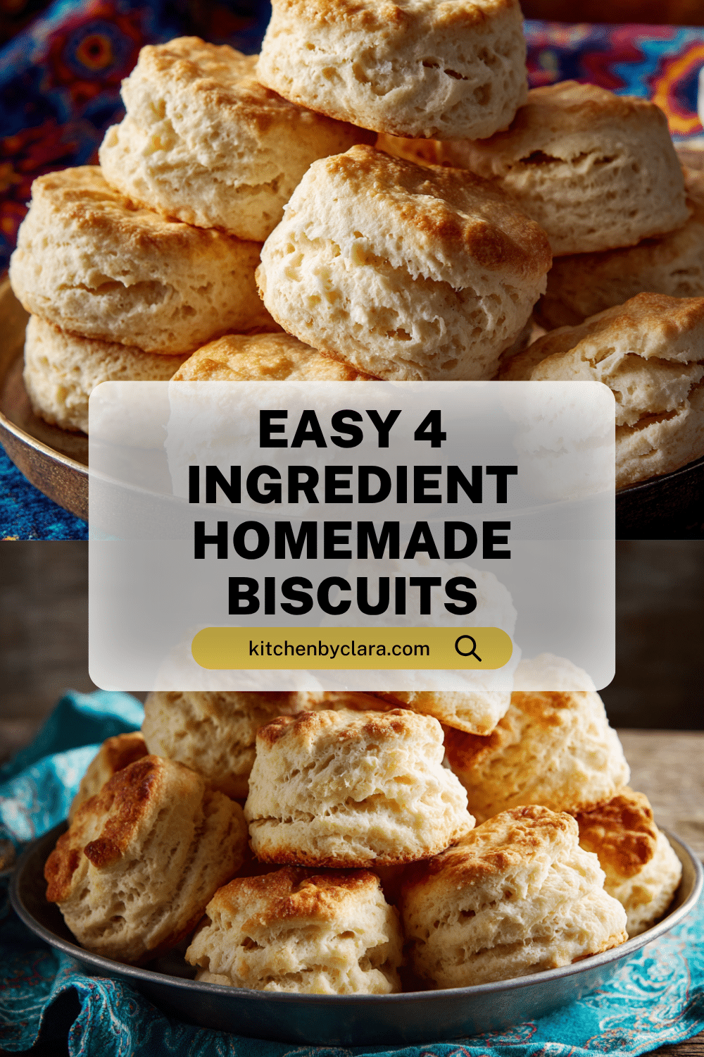 Homemade Biscuits Recipe: Easy 4-Ingredient Biscuits