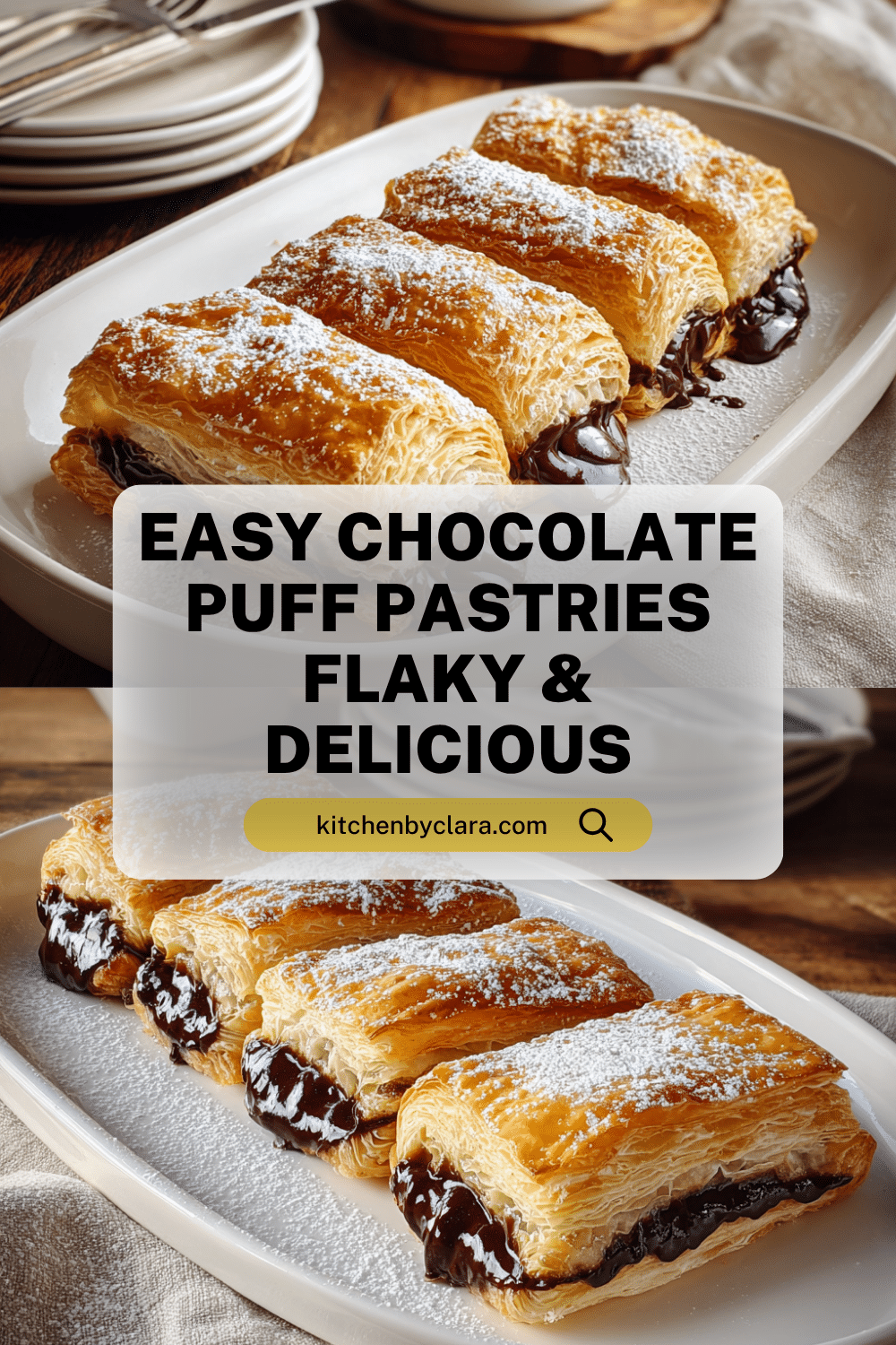 Chocolate Puff Pastry Delight: Easy Bakery-Style Recipe