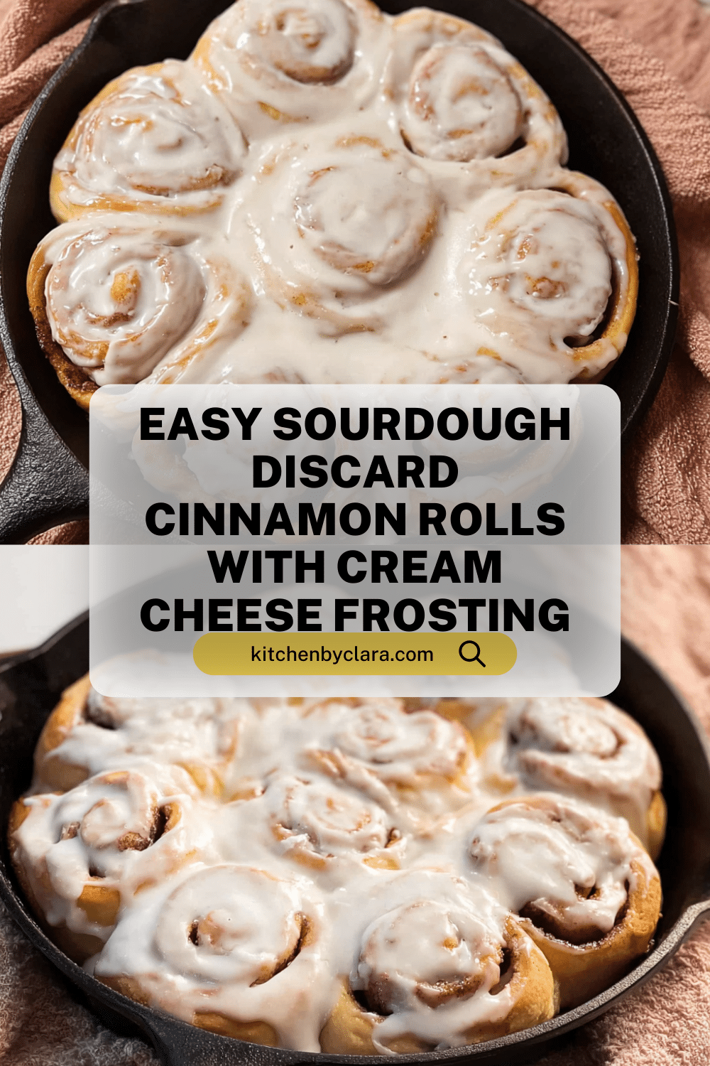 Easy Sourdough Discard Cinnamon Rolls - Flaky & Irresistible