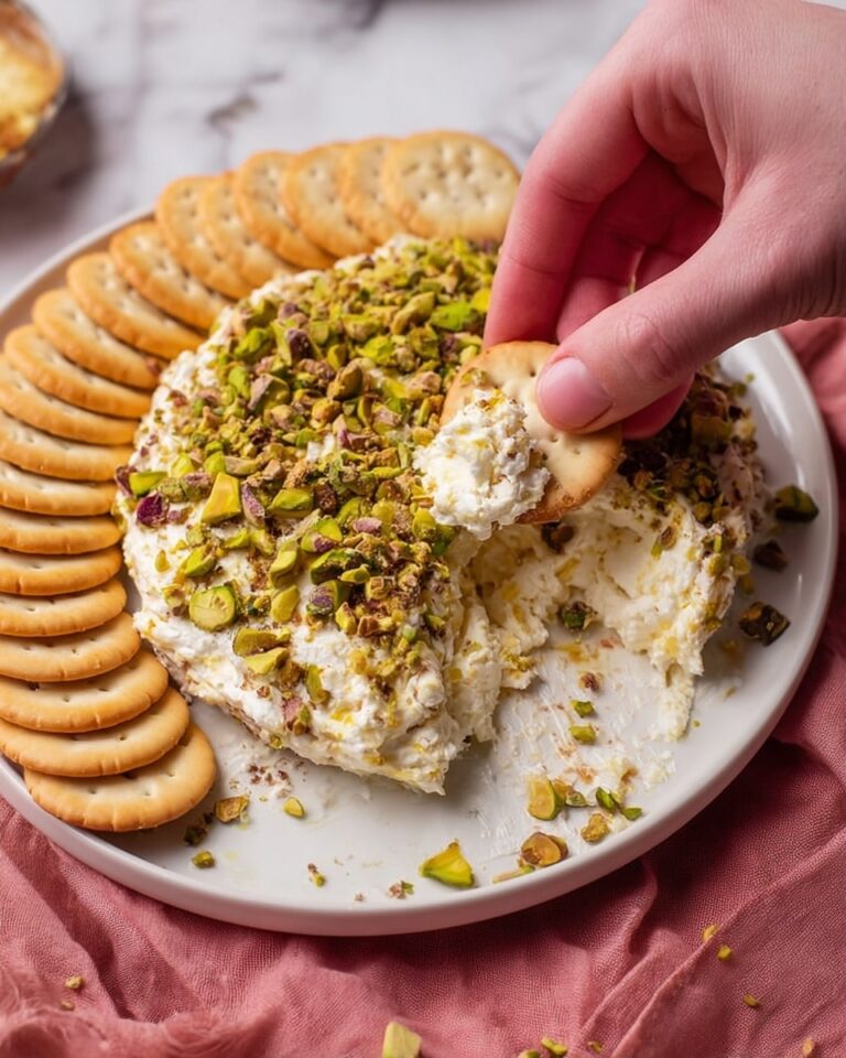 Easy Baked Feta Appetizer with Pistachios & Hot Honey
