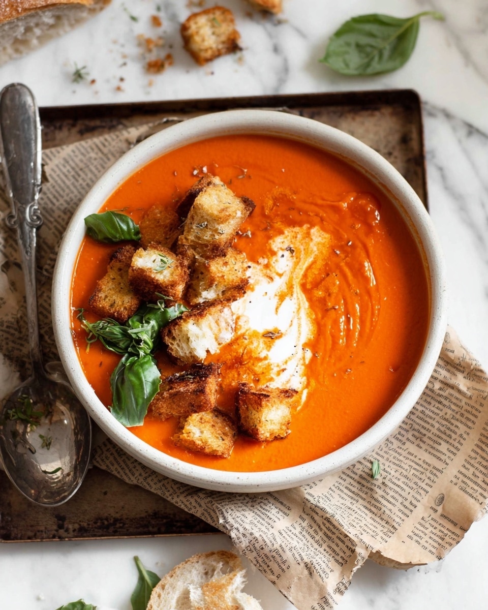 Homemade Tomato Soup: Comforting & Fresh Roasted Flavor