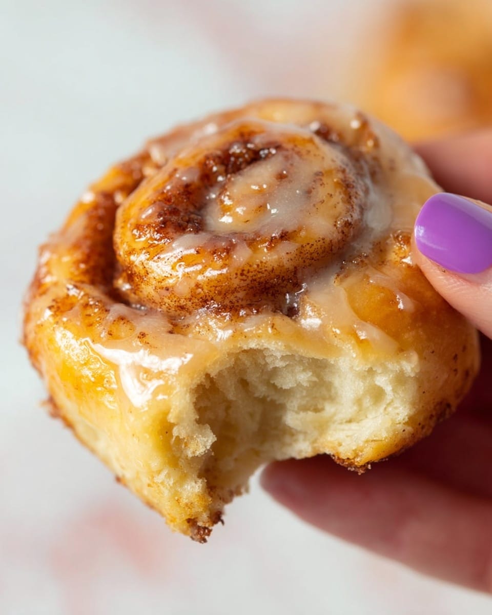 Air Fryer Cinnamon Rolls with Heavy Cream Icing – Quick & Delicious