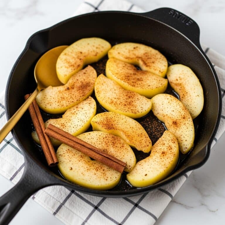 Fried Apples Recipe | Delicious Warm Cinnamon Apple Dish